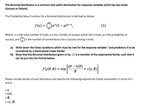 solved the binomial distribution is a common and useful