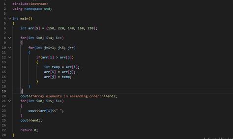 C Programs On 1 Dimensional Arrays