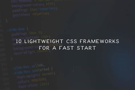 10 Free Lightweight Css Speckyboy Design Magazine