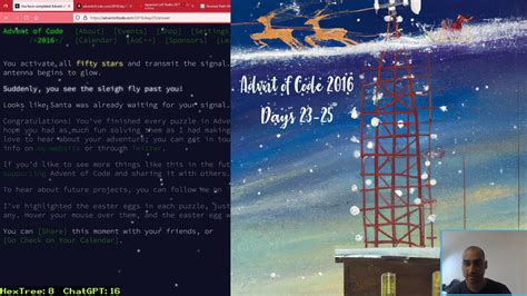 advent of code 2016 days 23 25 python youtube
