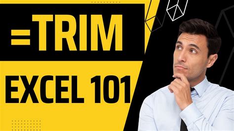 Excel Function Trim Youtube