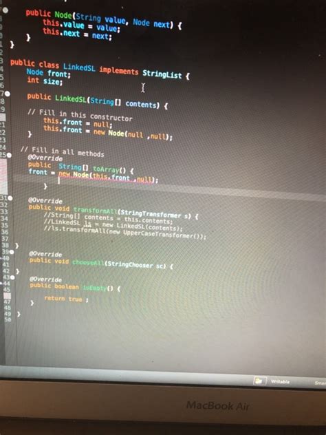 solved arraysl java you will edit this file linkedsl java