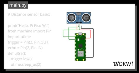 Distance Sensor Wokwi Esp32 Stm32 Arduino Simulator