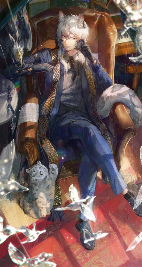 Silverash Tenzin And Silverash Arknights Drawn By Daylightallure Danbooru