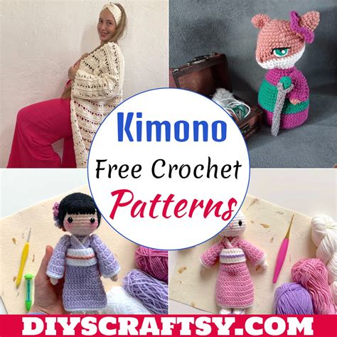 25 Free Crochet Kimono Patterns For Summer Diyscraftsy