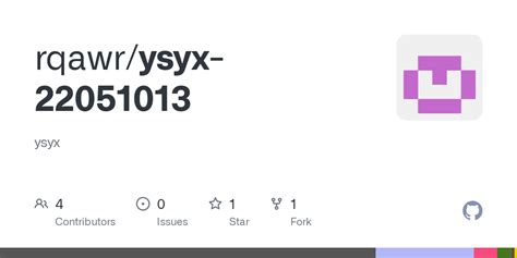 Github Rqawrysyx 22051013 Ysyx
