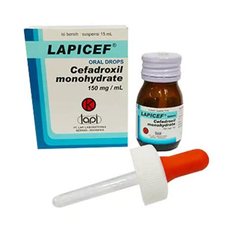 Lapicef Oral Drops 15 Ml Harga Manfaat Kandungan Dosis Indikasi