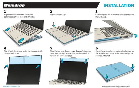 Protech For Dell Xps Clamshell Gumdrop Cases