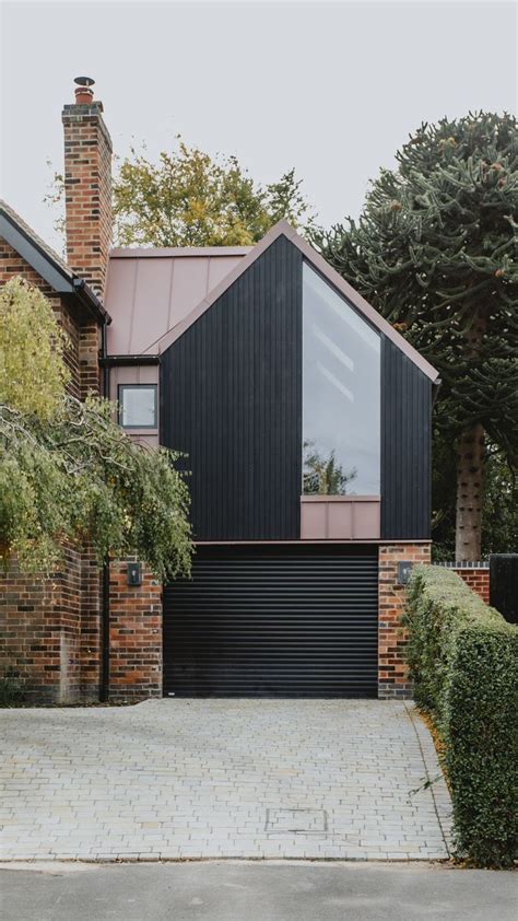 Frameless Shaped Window To Garage Extension House Extension Design