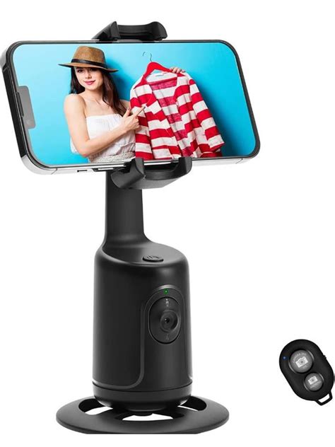 Auto Face Tracking Tripod No App 360° Rotation Face Body Phone Camera Auto Face Tracking Tripod No App 360° Rotation Face Body Phone Camera