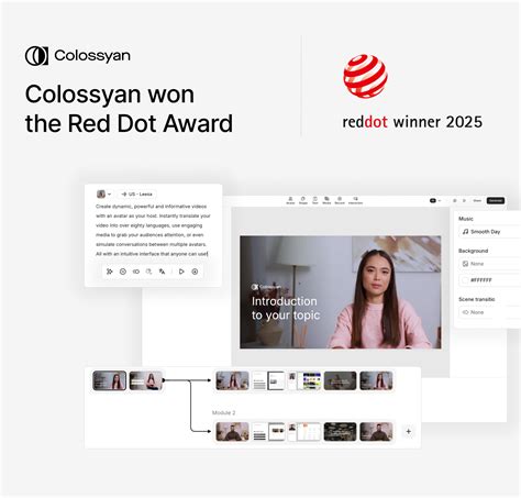 Colossyan Won The Red Dot Design Award