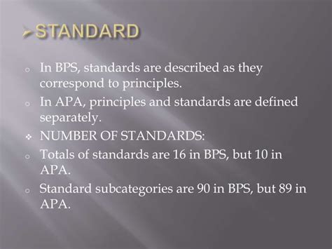 Comparision Between Bps And Apa Ethical Guidelines 1 PPTX