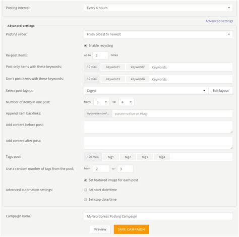 Wordpress Poster User Guide Rss Ground Knowledgebase