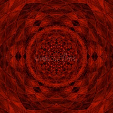 Red Black Microbes Abstract Background Stock Illustration