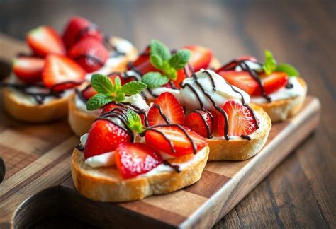How To Make Dessert Bruschetta Sweet Toppings On Toast