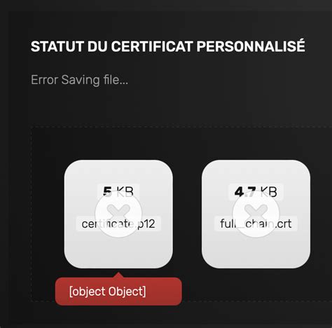 Unable To Transfer A Certificate · Issue 1783 · Causefxorganizr · Github