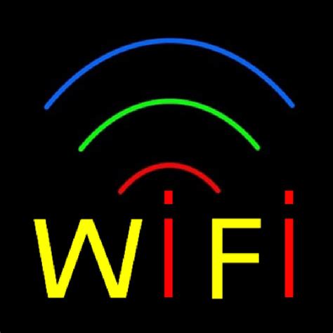red wifi block neon sign ️ ®