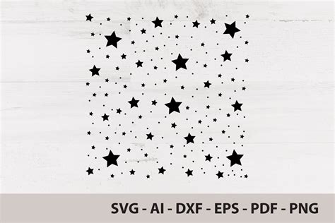 Sparkle Stars Svg Clipart Pattern Graphic By Morning Svg · Creative Fabrica