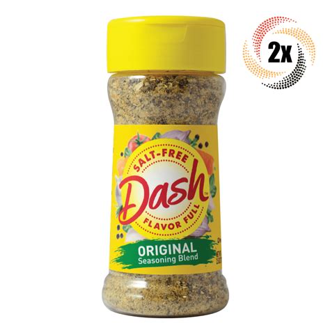 2x Shakers Mrs Dash Salt Free Original All Purpose Seasoning Blend 2