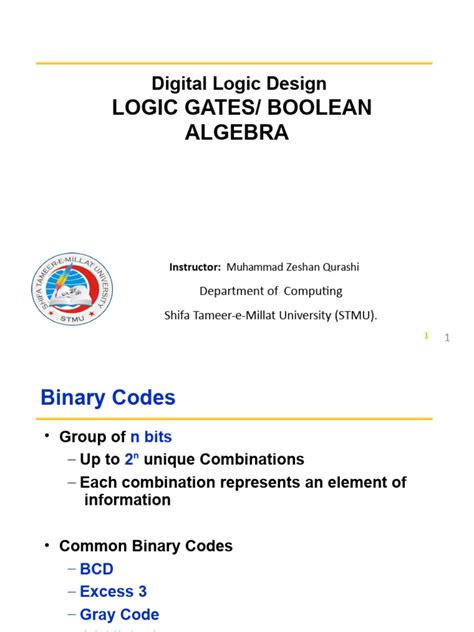 lecture 7 8 logic gates pdf boolean algebra teaching mathematics
