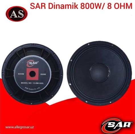 Sar Динамик 12bm 500l 722 000 сум Аксессуары для музыкальных