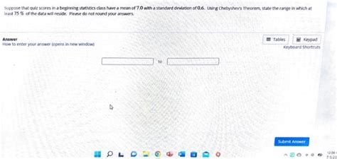 Solved Suppose That Quiz Scores In A Beginning Statistics
