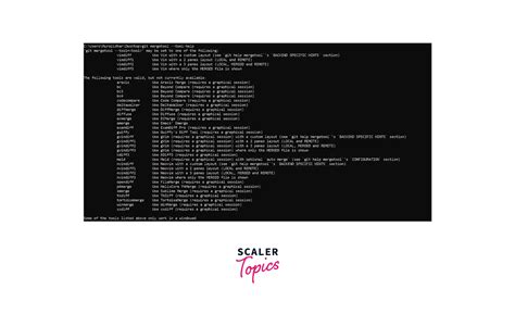 Git Mergetool Scaler Topics
