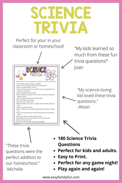 115 Captivating Science Trivia Questions And Answers