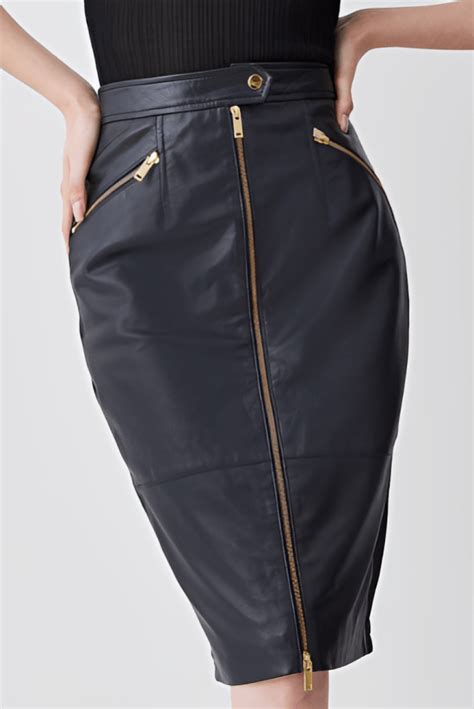Womens Leather Pencil Skirt Buy Custom Skirt Arcane Fox