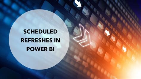 Power Bi Scheduled Refreshes