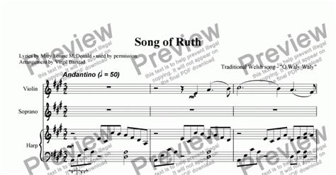 Song Of Ruth Download Sheet Music PDF File