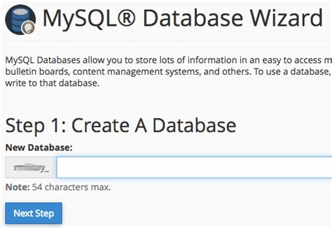 How To Create Mysql Database For Xenforo In Various Panels