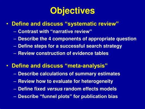 Ppt Introduction To Systematic Review And Meta Analysis Powerpoint Presentation Id 443637