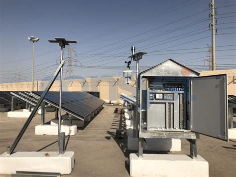 Solar Pv Data Monitoring Station K•a•care Saudi Arabia