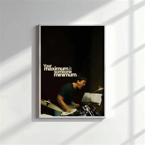 Whiplash Movie Poster Motivational Music Room Art Digital Download