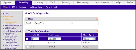 How Do I Create Two VLANs Using The Web Interface On My Managed Switch To Support VLAN Routing