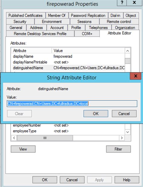 figuring out an active directory objects dn path