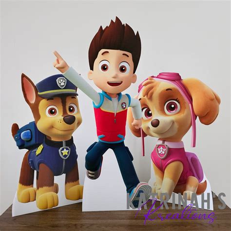 Paw Patrol Cut Outs Katrinahs Kreations Paw Patrol Character Cutouts