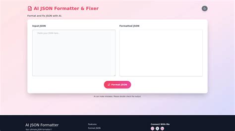 Json Formatter Chatableapps Ai Tools Directory 5000 Ai Solutions