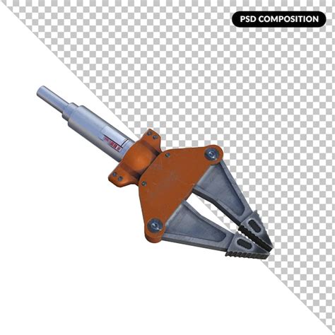 Premium Psd Hand Tool Isolated 3d Rendering