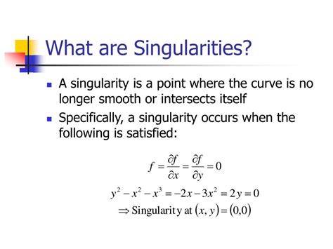 Ppt Resolving Singularities Powerpoint Presentation Free Download