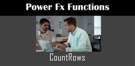 How To Use The Power Bi Dax Function Countrows