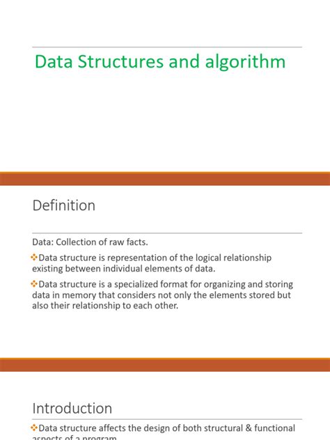 Data Structures And Algorithm Pdf Data Structure Data Type