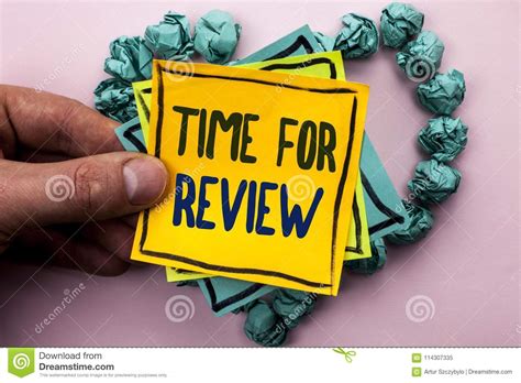 Handwriting Text Time For Review Concept Meaning Evaluation Feedback