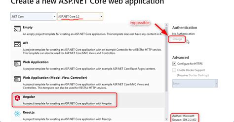 ASP NET C ASP NET Core Authentification Avec Angular