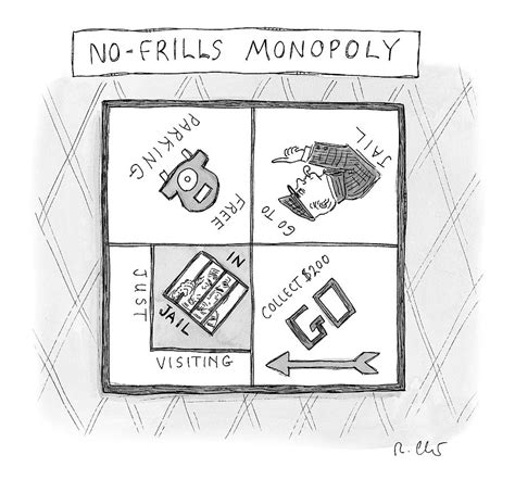 No Frills Monopoly Drawing By Roz Chast Fine Art America