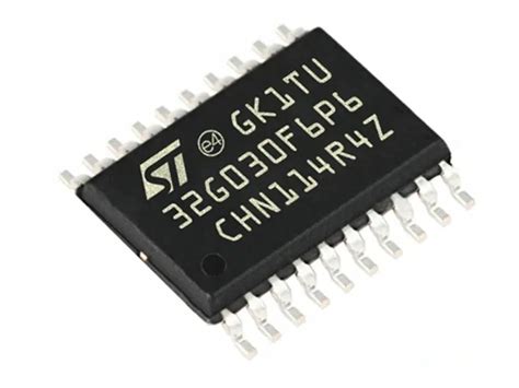 stm32g030f6p6 12 bit 64 mhz stm32g030 microcontroller tssop 20