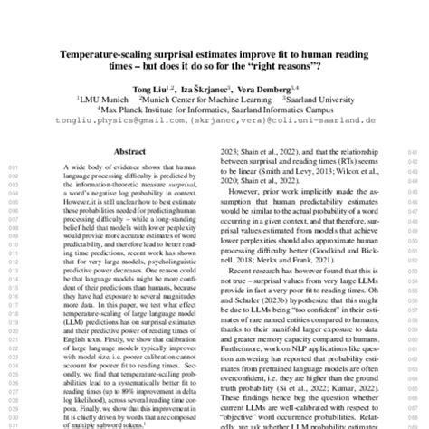 Temperature Scaling Surprisal Estimates Improve Fit To Human Reading Times But Does It Do So