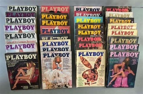 Group Of 1970s Playboy Magazines Matthew Bullock Auctioneers