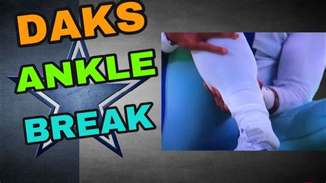 Dak Prescott Ankle Break Youtube